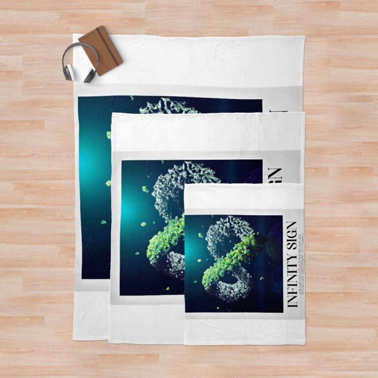 Coldplay Infinity Sign Throw Blanket | Coldplay Merch