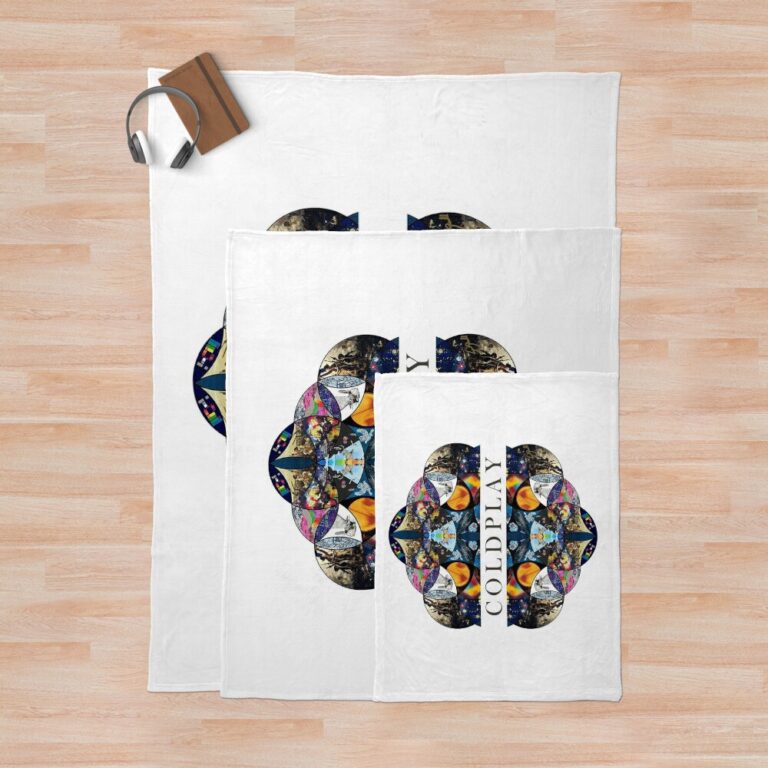 Coldplay Logo Throw Blanket | Coldplay Merch