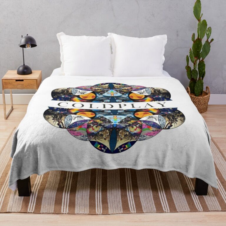 Coldplay Logo Throw Blanket | Coldplay Merch