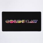 Coldplay Text Logo Mouse Pad | Coldplay Merch
