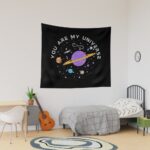Galaxy Space Multiverse Coldplay Tapestry | Coldplay Merch